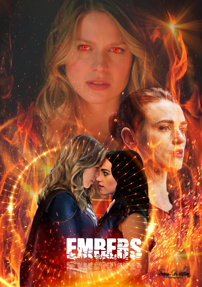 Embers (Artwork) - NatalieTheCat, SWLandsuperartist - Supergirl (TV 2015) [Archive of Our Own]